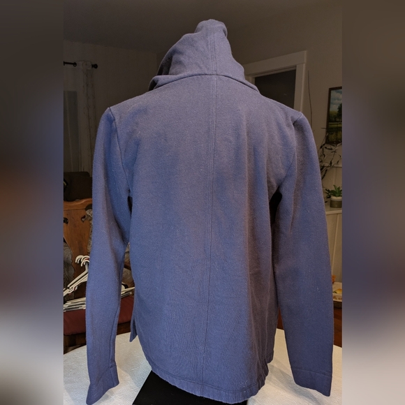 LOFT | Tops | Loft Dark Blue Openfront Hoodie | Poshmark